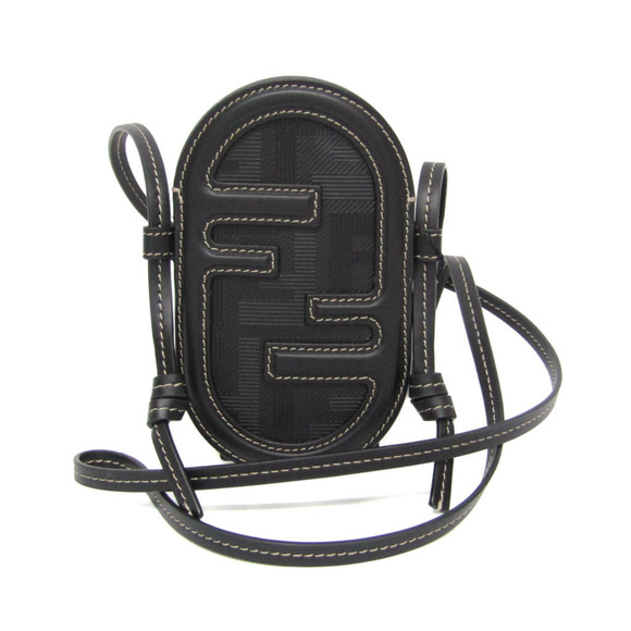 Fendi | Bags | Fendi Olock Mini Shoulder Pouch 7m345 Womenmen Leather ...